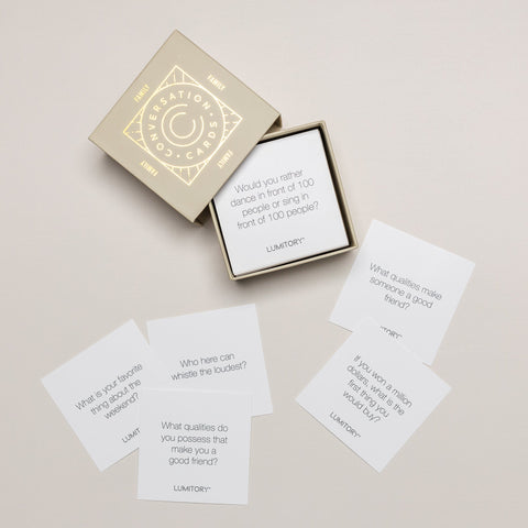 Family Conversation Cards - Family Conversation Starter Game – Lumitory