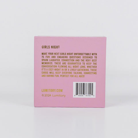 Girls Night Conversation Cards – Lumitory