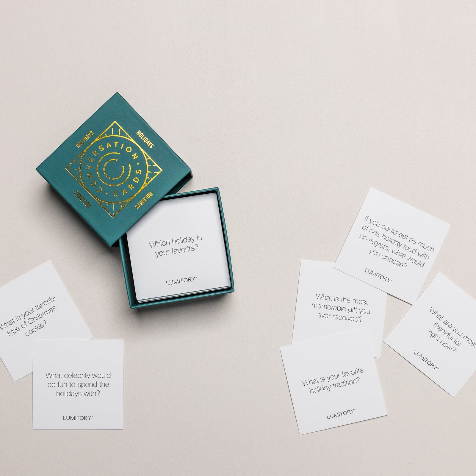 Holidays Conversation Cards - Holiday Conversation Card Game – Lumitory