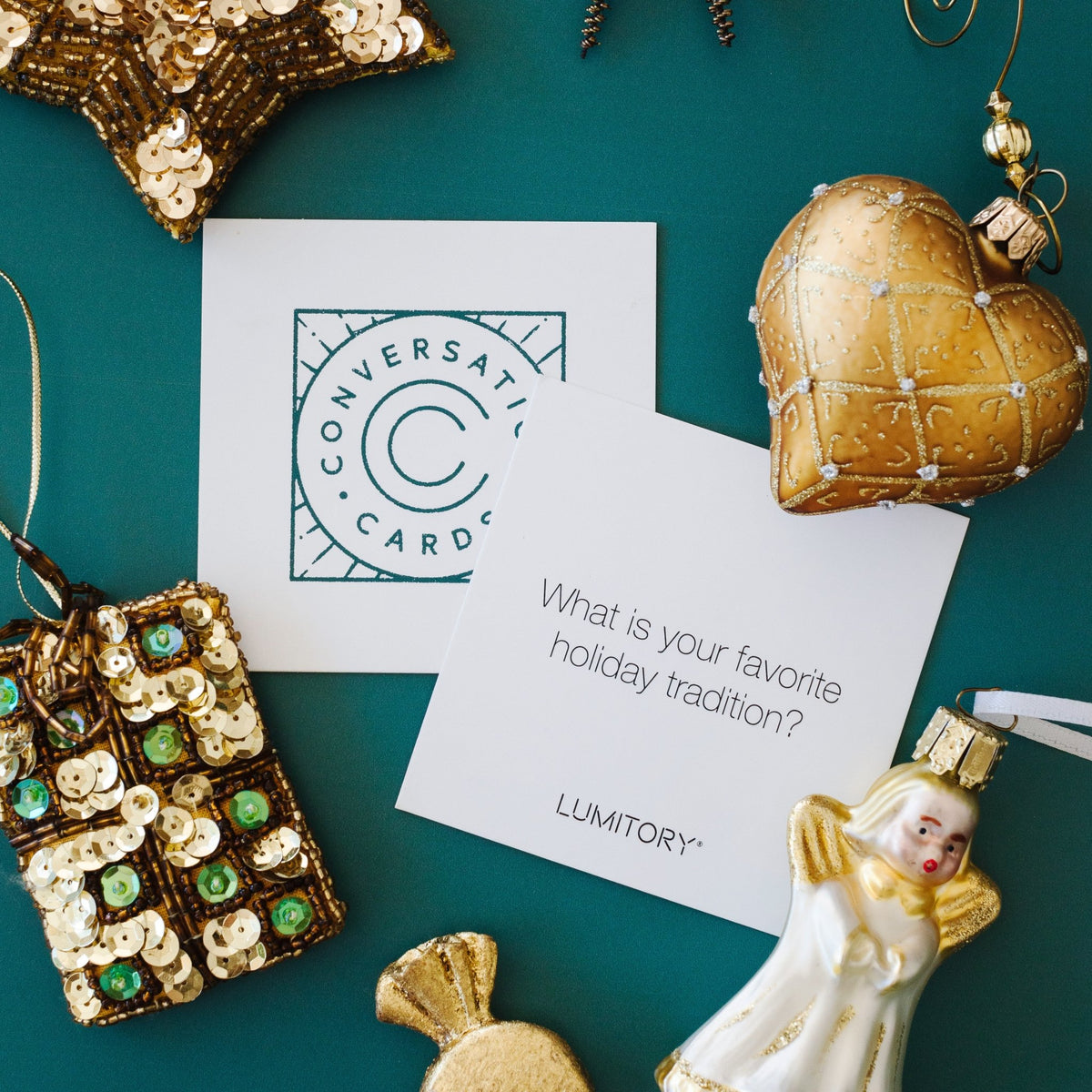 Holidays Conversation Cards - Holiday Conversation Card Game – Lumitory