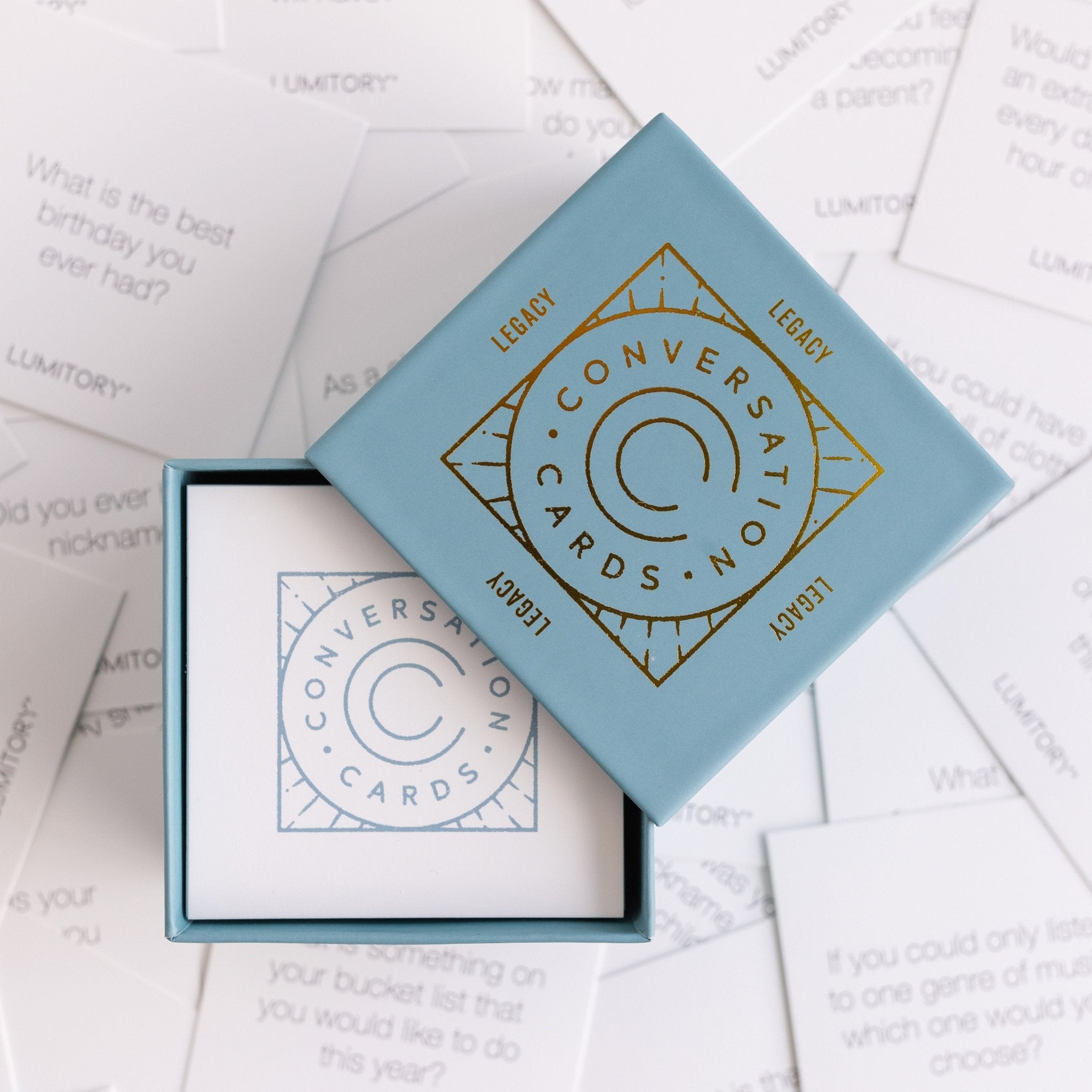 Lumitory Conversation Cards - Conversation Starter Card Game
