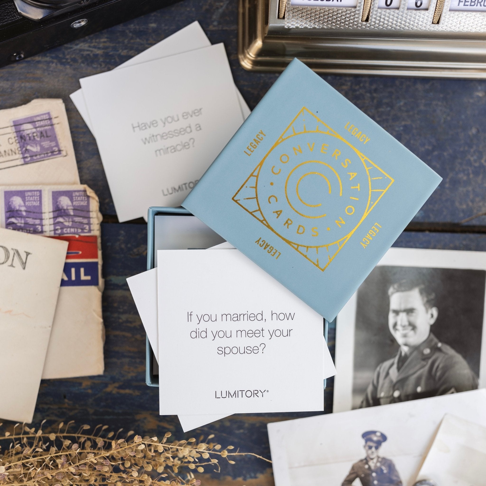 Lumitory Conversation Cards - Conversation Starter Card Game