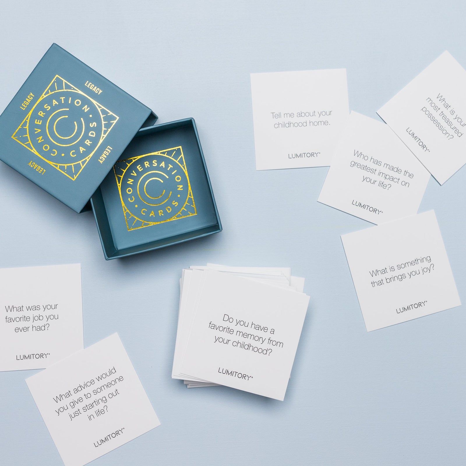 Lumitory Conversation Cards - Conversation Starter Card Game